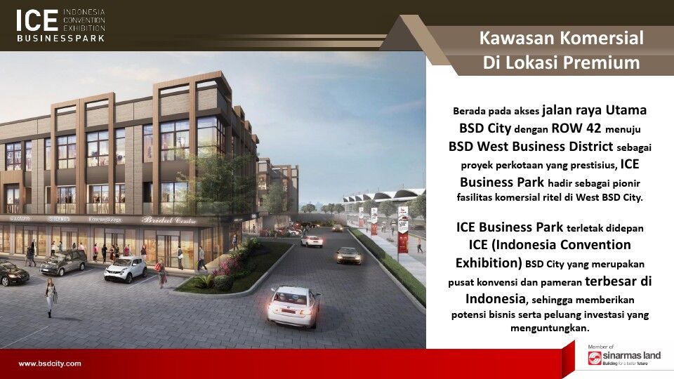 Ruko ICE Business Park BSD City Tahap 2, 3 lantai | BSD City Residential